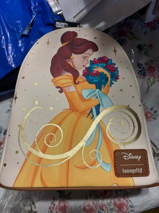 Loungefly | Bags | Loungefly Disney Belle Red Roses Bouquet Backpack ...